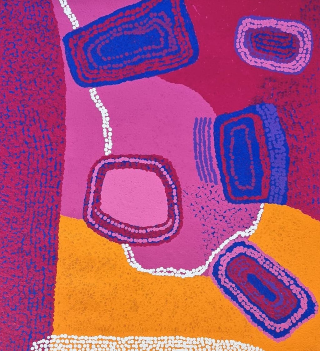 Yannima Tommy Watson Art Installation - Brookfield Properties